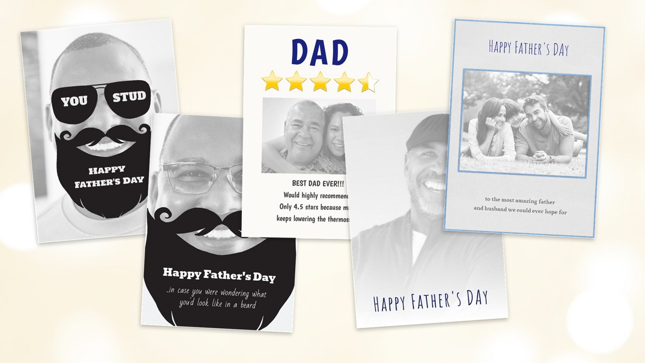 Father's Day photo cards | Ellacard