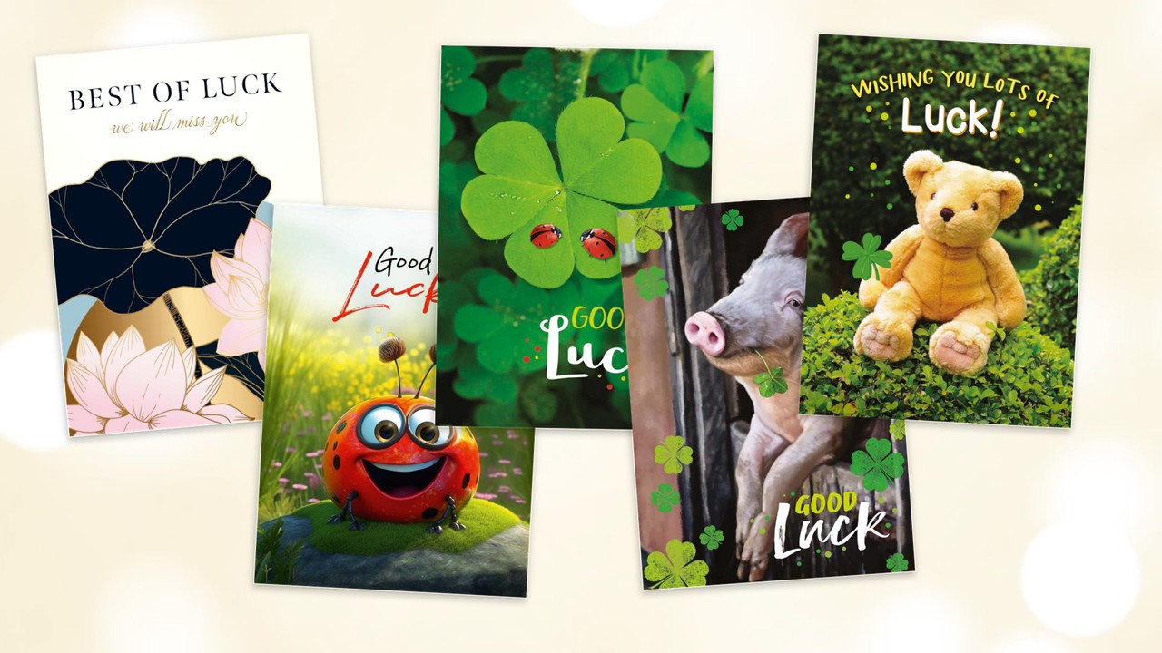 Good luck cards | Ellacard