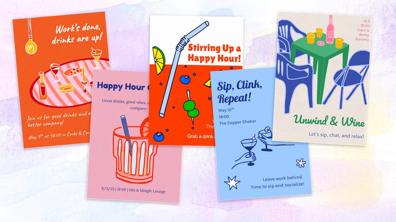 Happy Hour Invitations | Ellacard