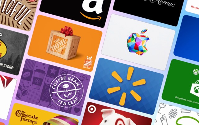 Gift of choice gift card