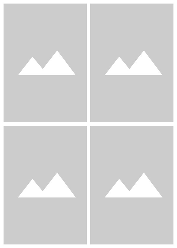 Four image quadrants