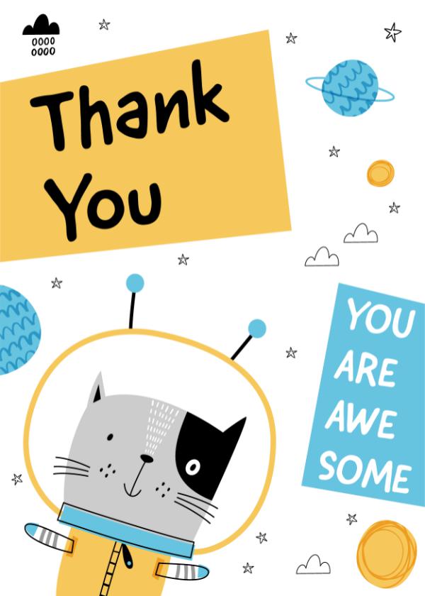 Thank you astronaut cat