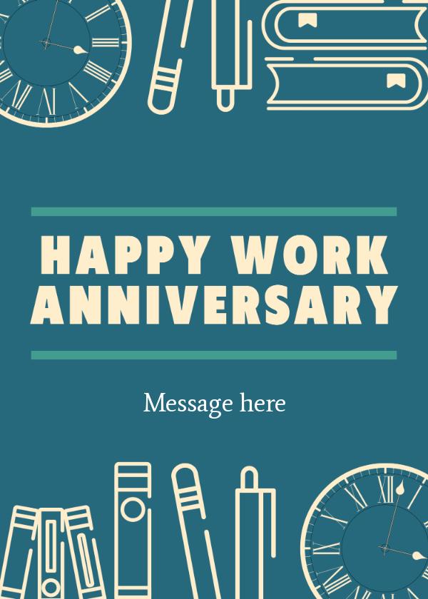 work anniversary items