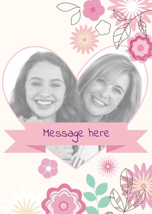 Heart Photo Template