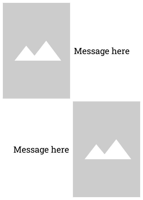 Picture text, text picture