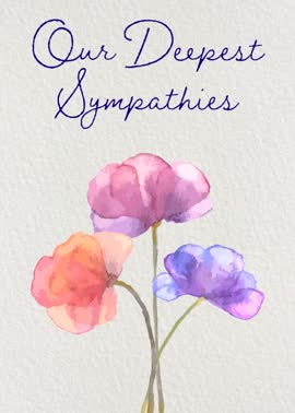 Heart to heart | Group condolence cards