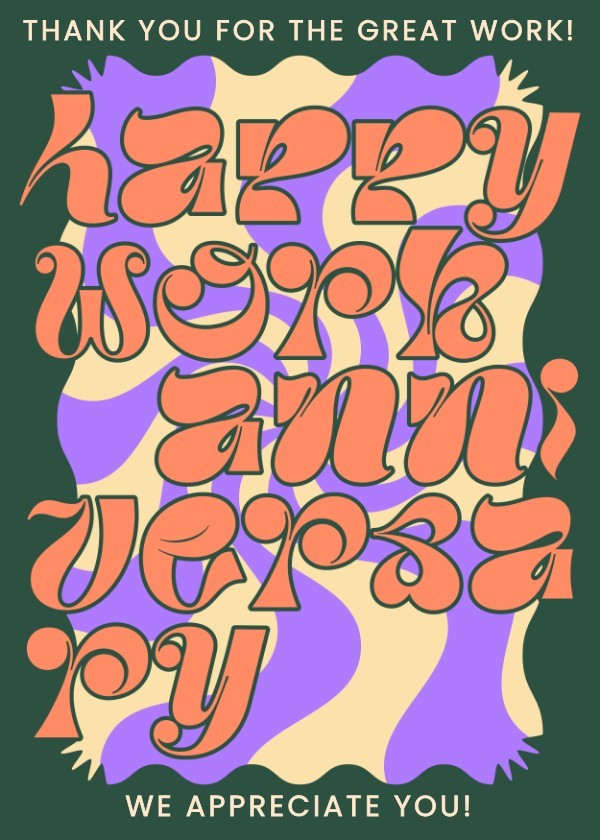 Groovy work anniversary