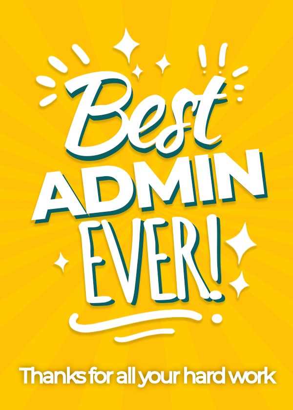 Best admin ever!