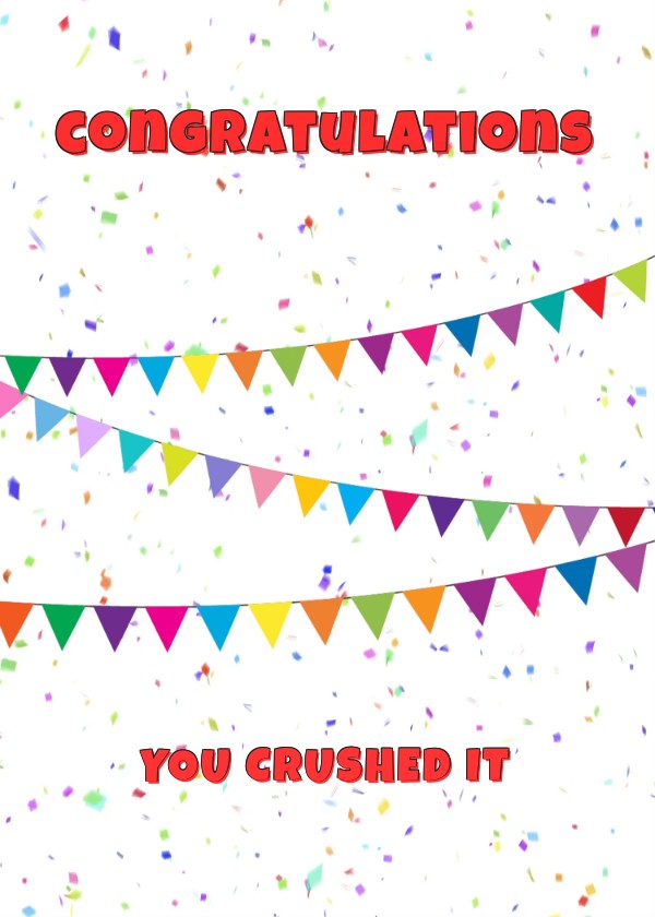 Congratulations confetti