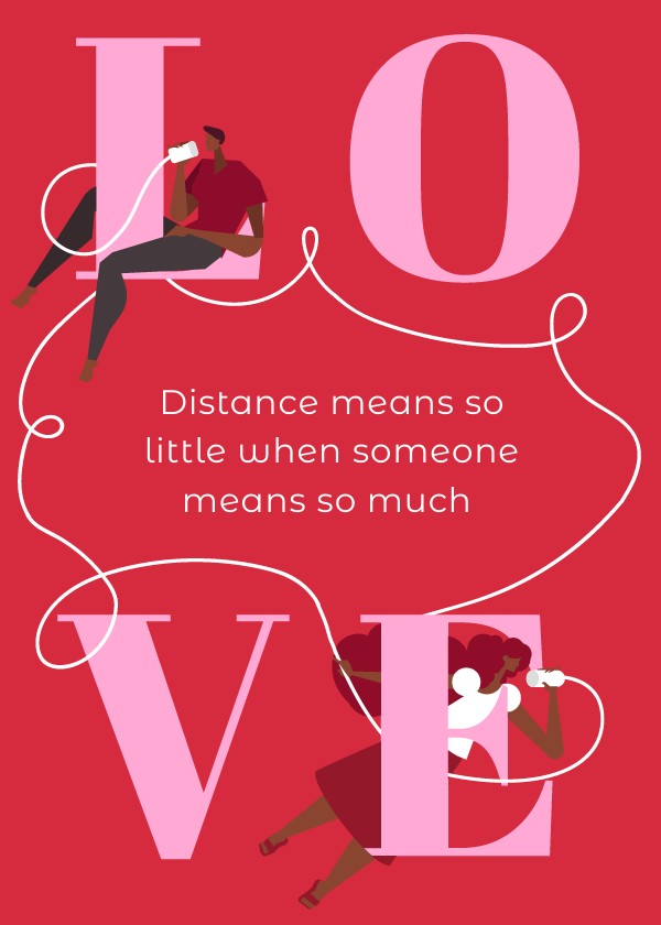 Love knows no distance