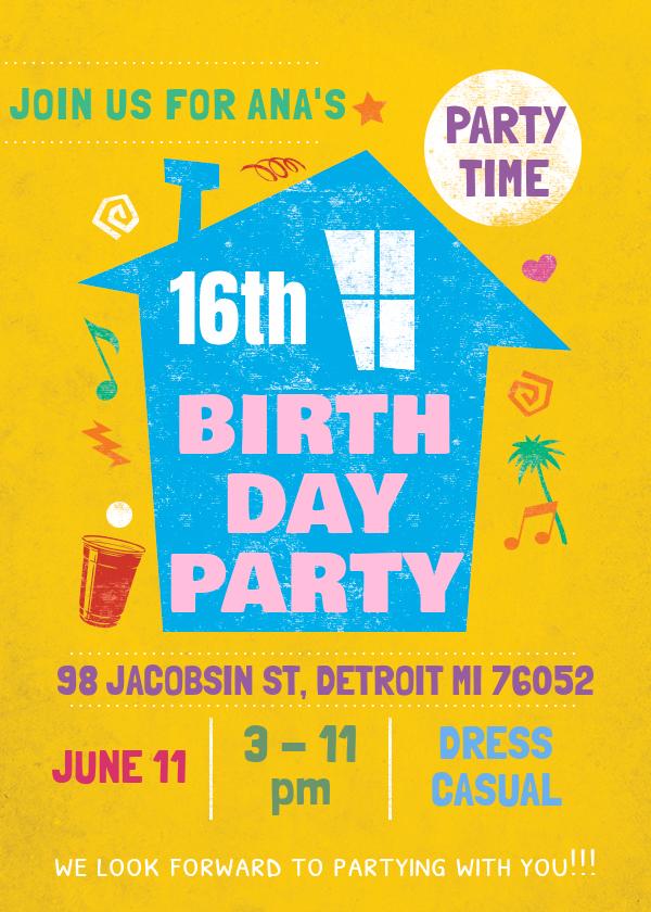 Birthday House Party