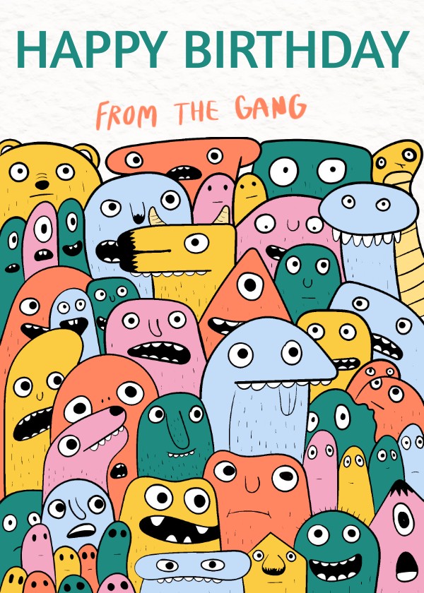 Doodle gang | Ellacard