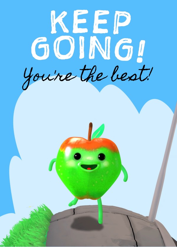 Motivational apple
