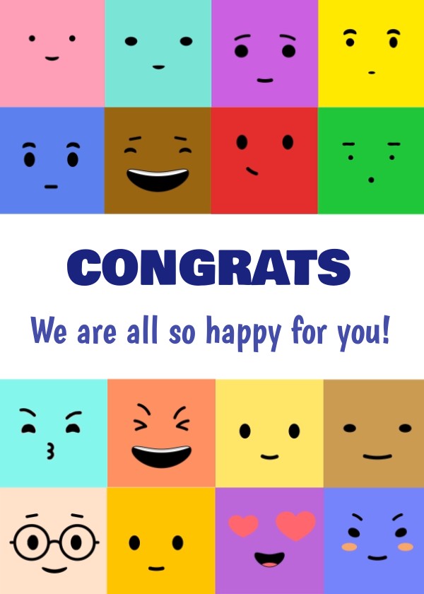 Emoji congrats